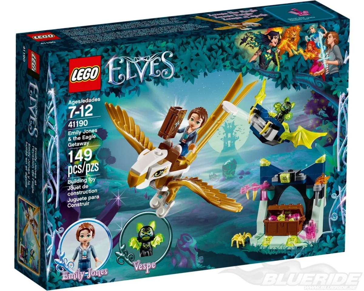 Köp LEGO Elves 41190 Emily Jones & The Eagle Getaway, 1 495 kr | Lego